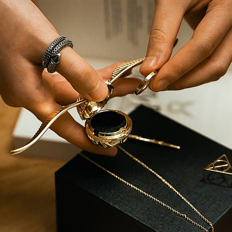 Golden Snitch Ring Box – Wizard Premium Store